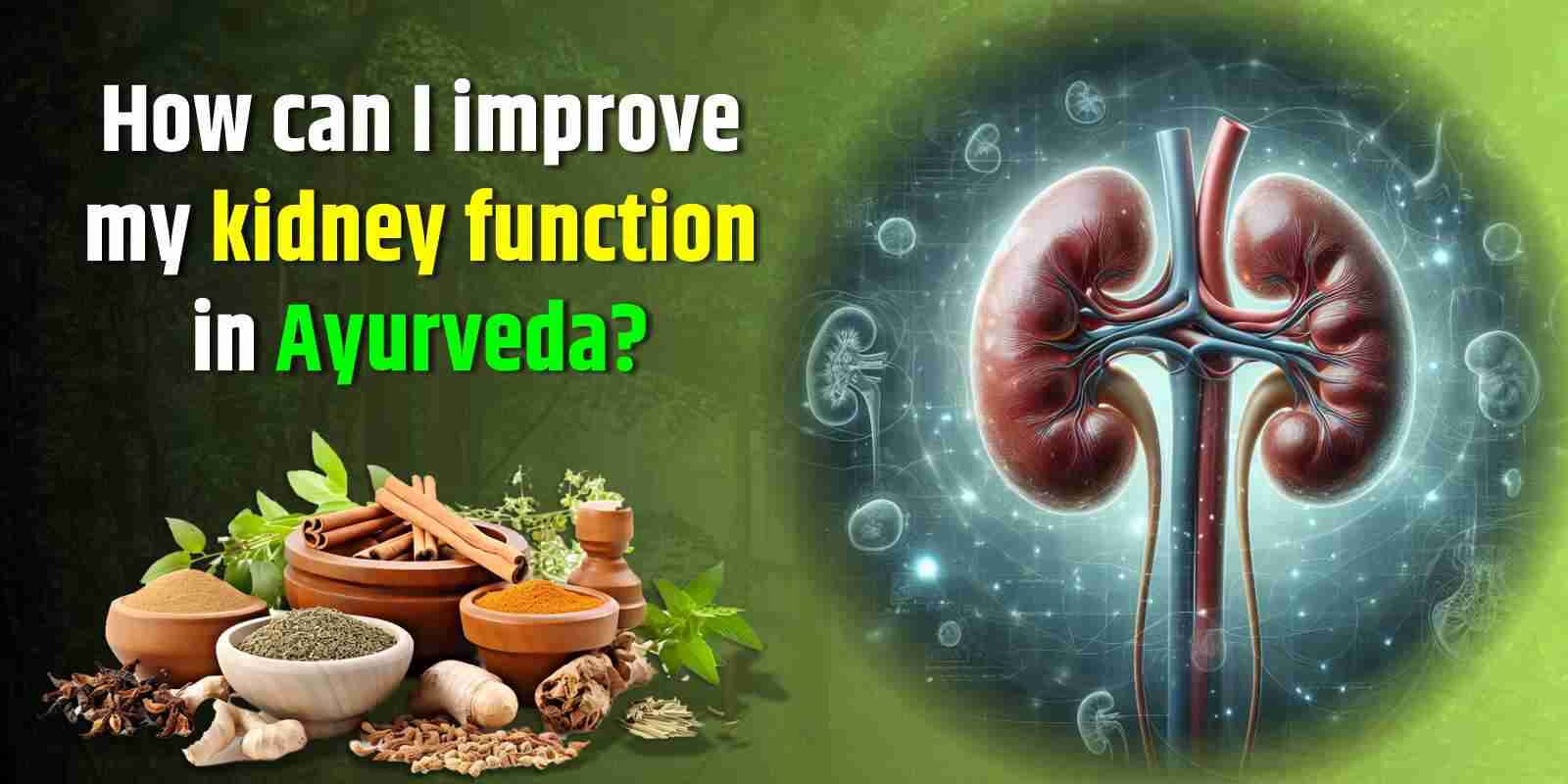 Improve Kidney Function with Ayurvedic Treatments & Tips